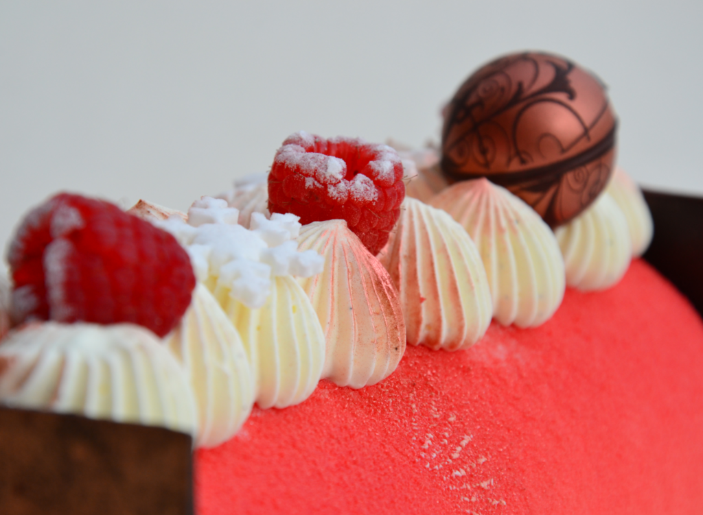 Bûche Douceur Vanille Fruits Rouges - Jérôme Ravel Traiteur